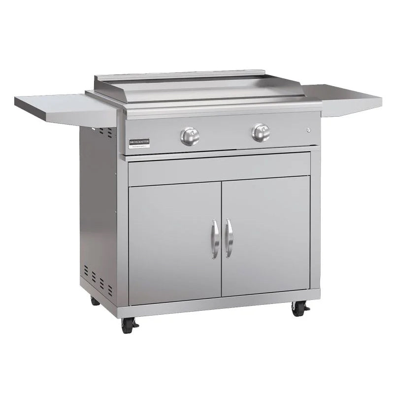 Broilmaster B Series 32" Stainless Steel Gas Griddle with Cart
