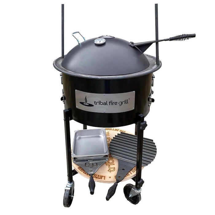 Tribal Fire Grill Flat Top Charcoal Grill - Professional Series